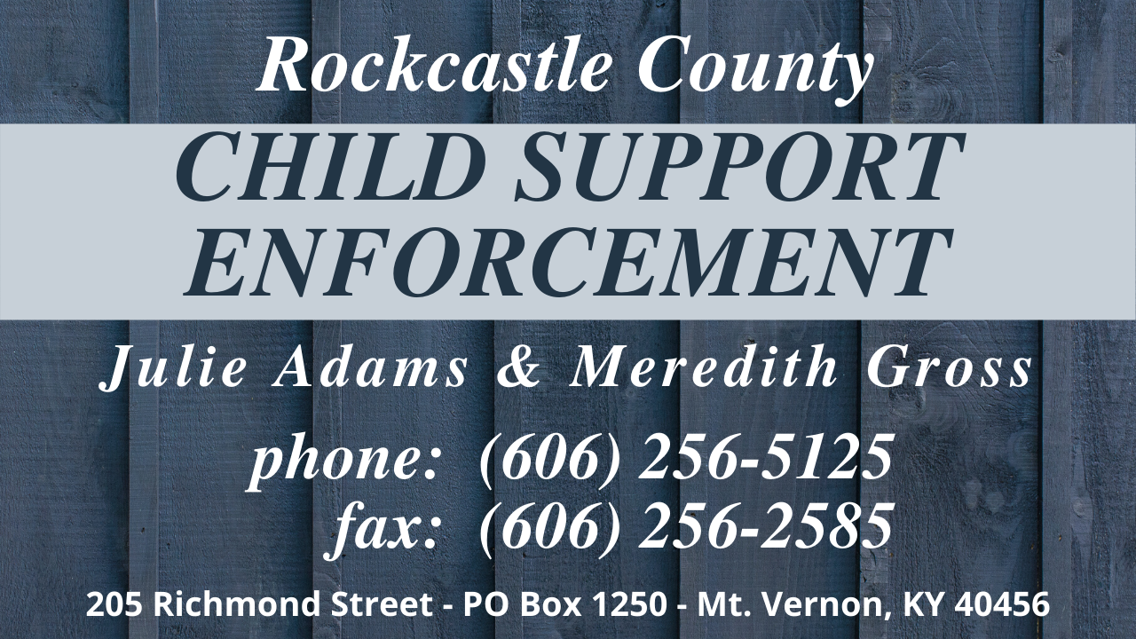 Child Support Enforcement | Rockcastle County Attorney